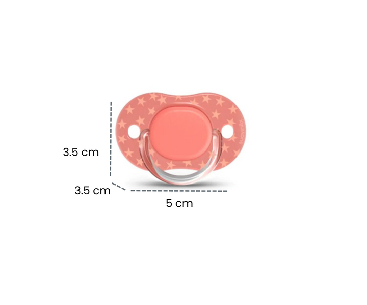 CHUPON THE BASICS TETINA FISIOLÓGICA 0-6M x2 ROSADO SUAVINEX