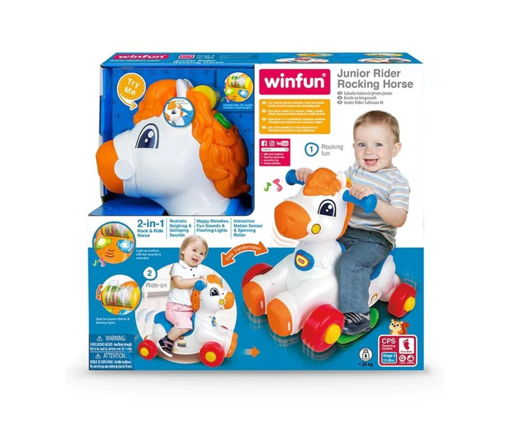 JUNIOR RIDER ROCKING HORSE WINFUN