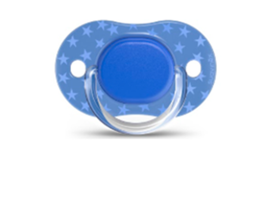 CHUPON BASICS TETI FISIO 0-6M X 2 AZUL