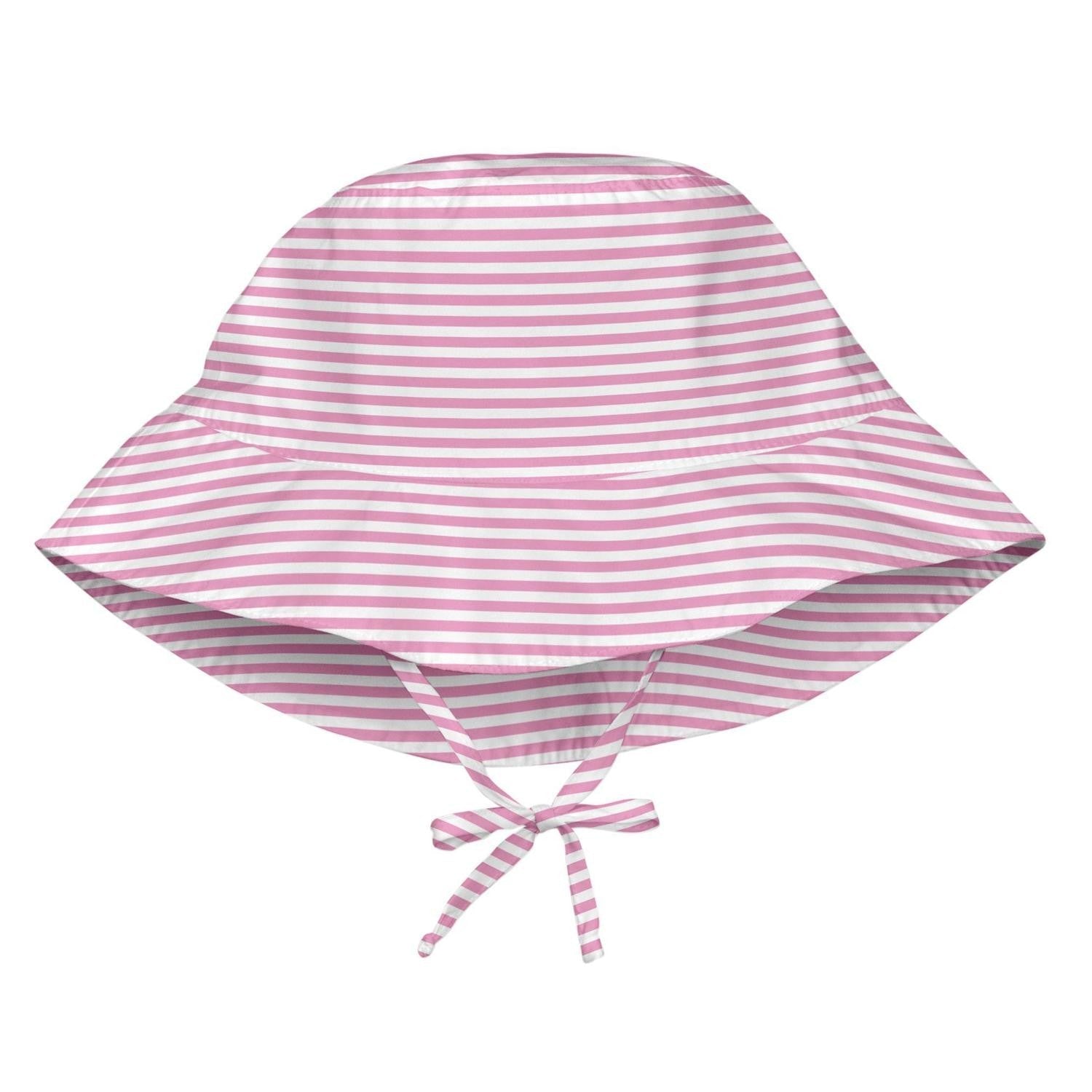 SOMBRERO SOL BUCKET C/PROTECCIÓN SOLAR RAYAS ROSAS GEO